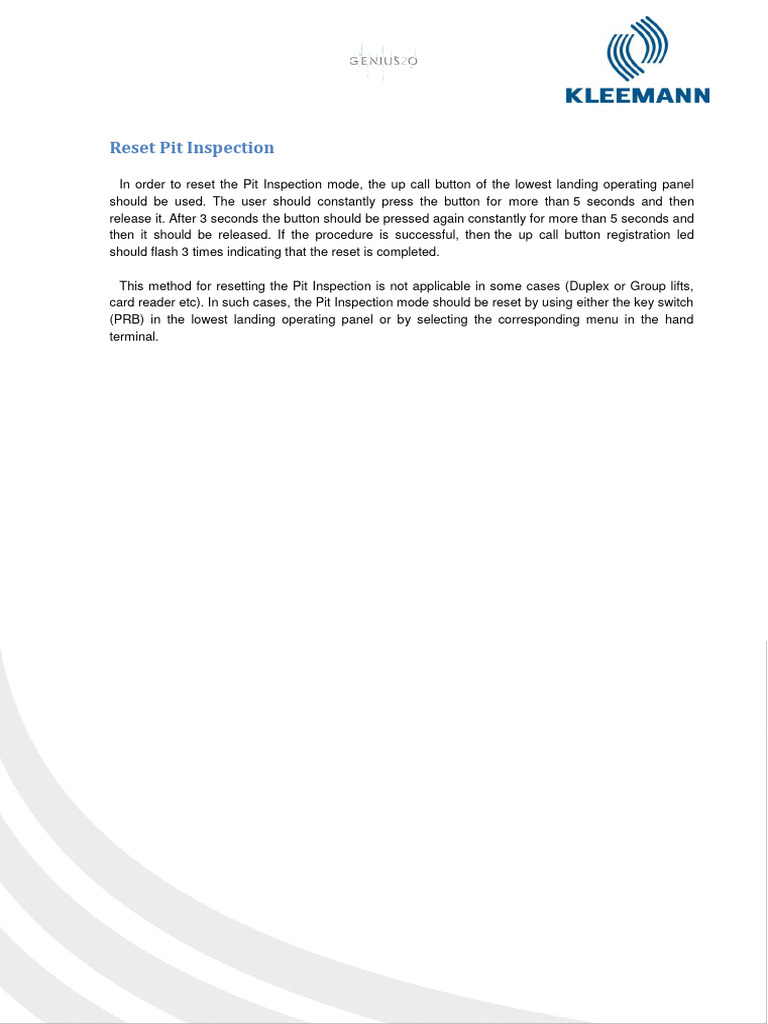 Reset Pit Inspection en | PDF