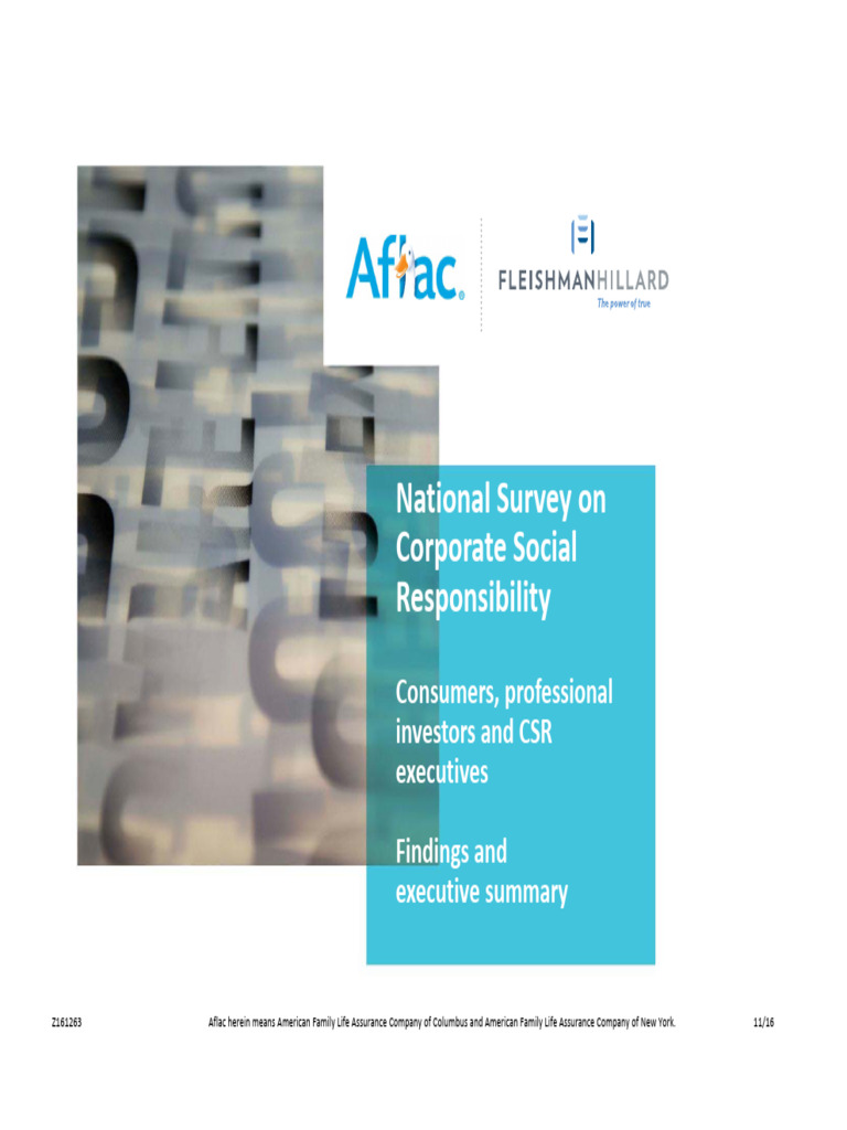 2016 CSR Survey Deck | PDF