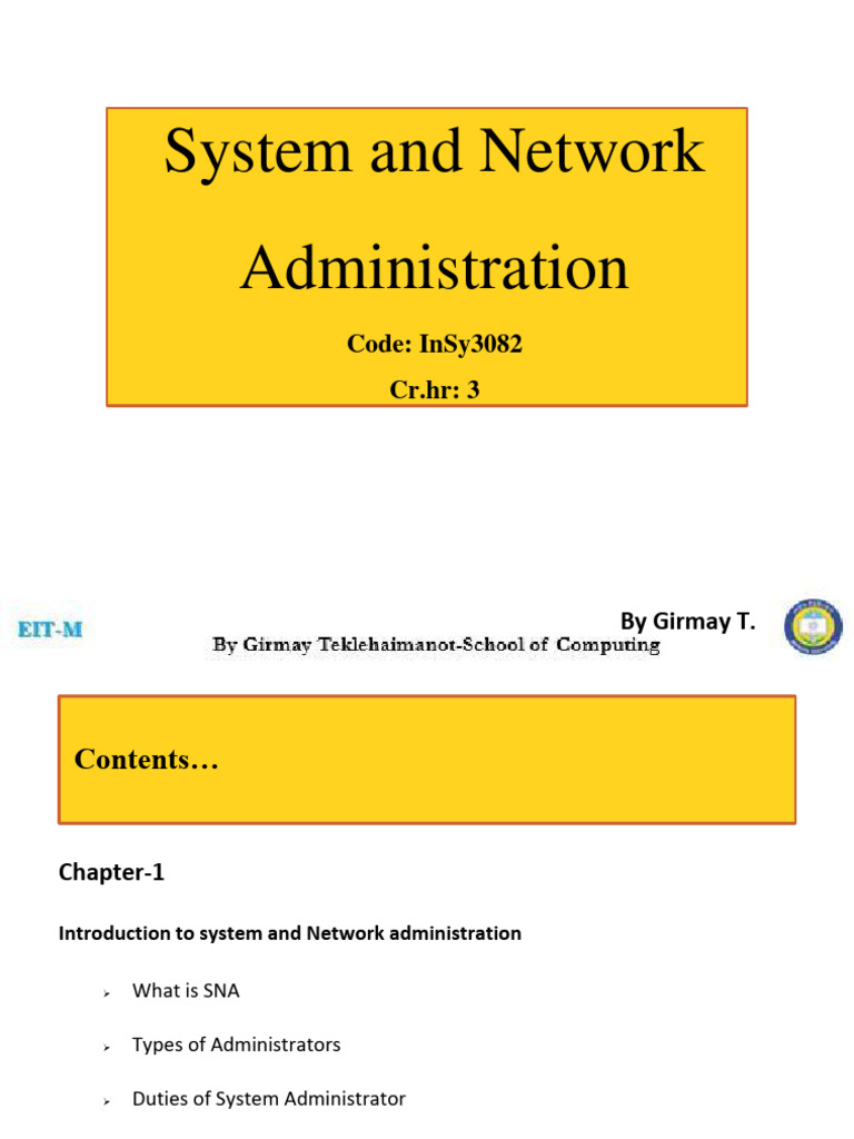 Slide 01 Introduction To SNA | PDF