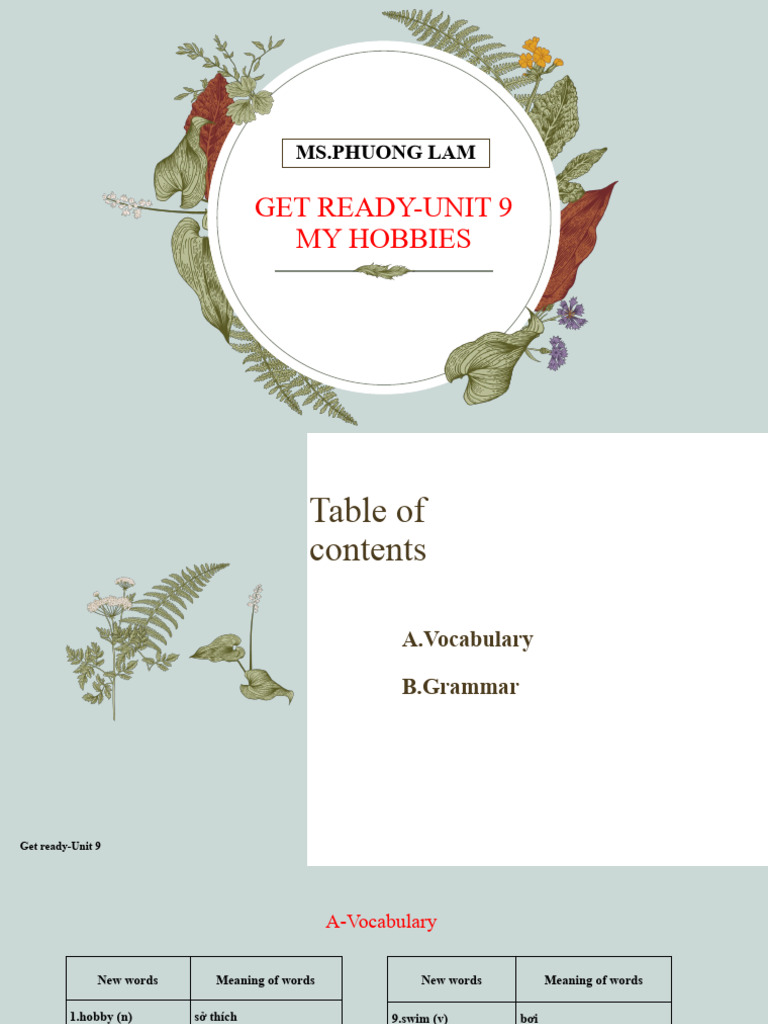 Get Ready-Unit 9 | PDF