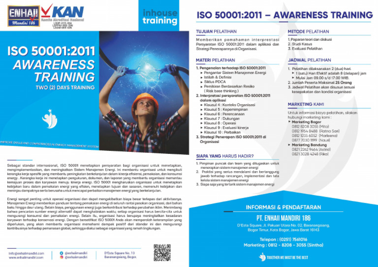 Iso 50001 2011 Awareness Training | PDF