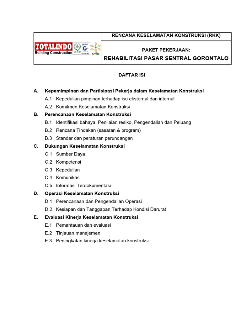 Contoh Tabel Identifikasi Penilaian Risiko | PDF