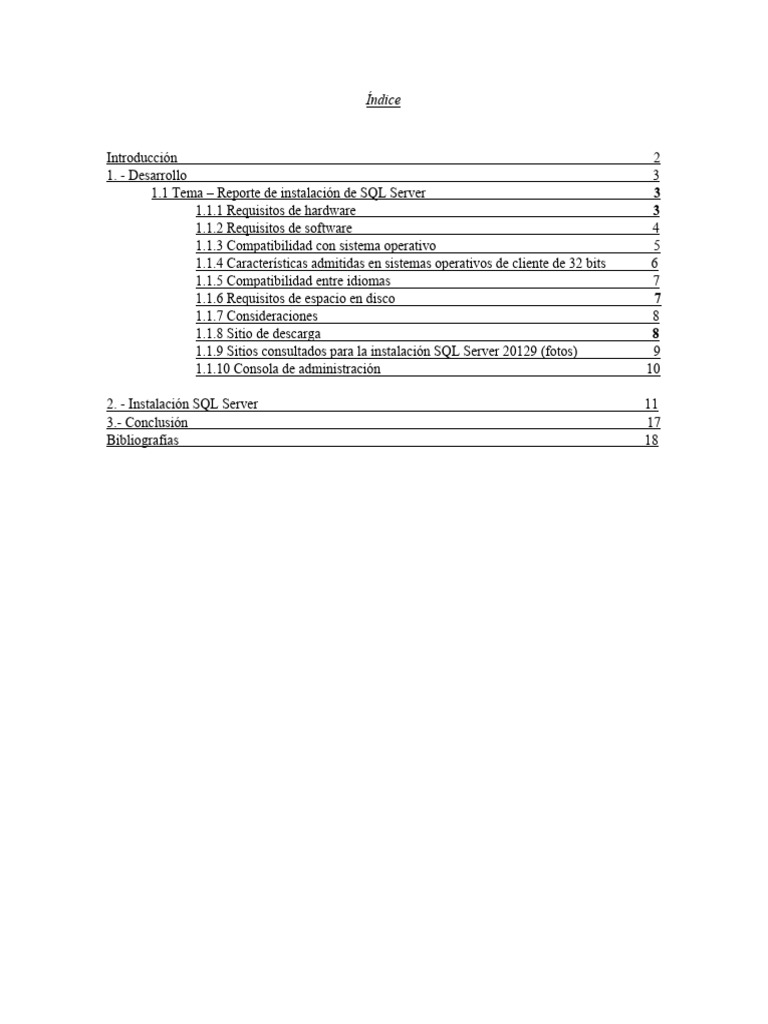 Requisitos para Instalar SQL Server | PDF | Servidor SQL de Microsoft ...