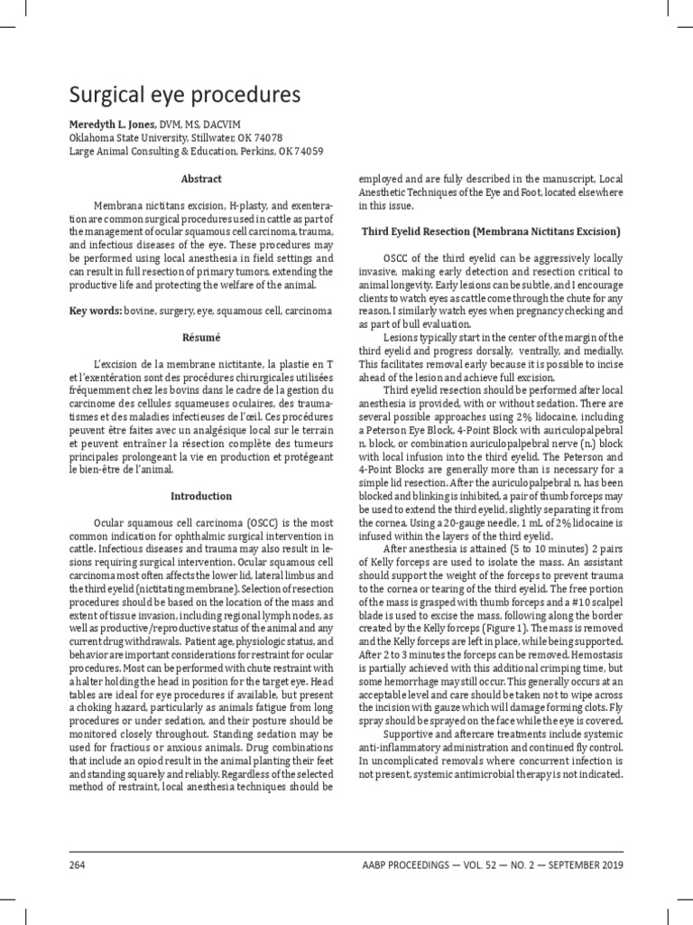 Surgical Eye Procedures | PDF | Surgery | Medical Specialties