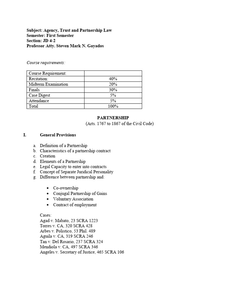 ATP 2023 2024 Syllabus | PDF