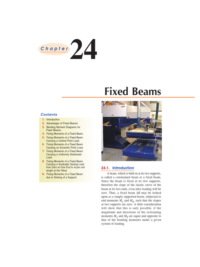 Continous Beams by Theorem | Download Free PDF | Beam (Structure) | Bending