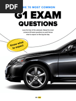 Alberta Driving Test Practice 300 Questions | PDF | Traffic | Traffic Light