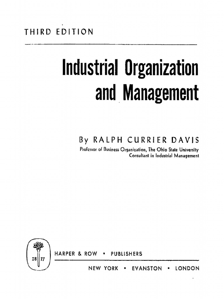 Vdoc - Pub Industrial Organization and Management | PDF