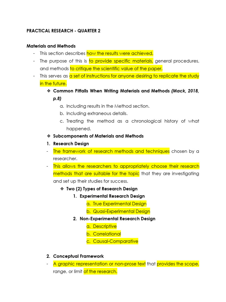 Practical Research - Quarter 2 | PDF | Sampling (Statistics) | Survey ...