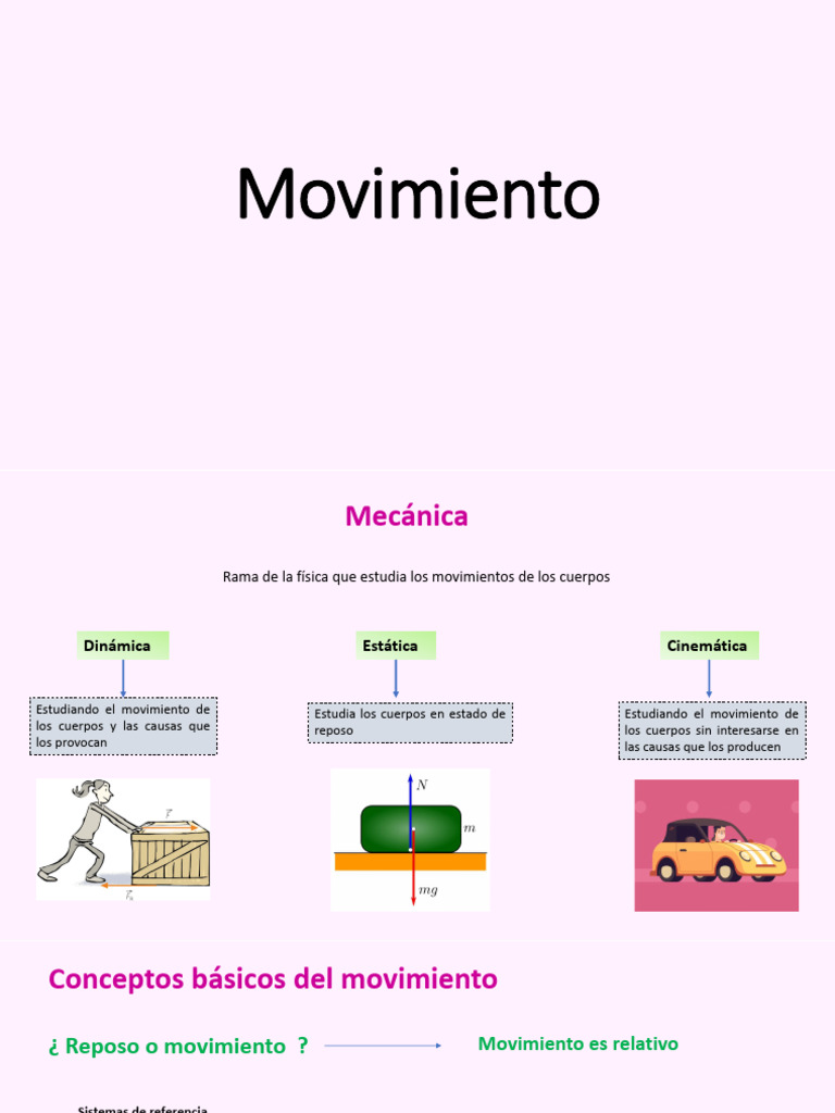 Conceptos y Problemas de Movimiento | PDF | Velocidad | Aceleración