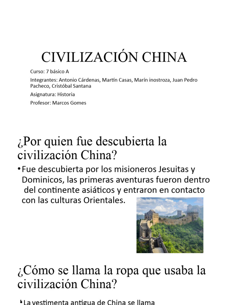 Historia de la Civilización China | PDF