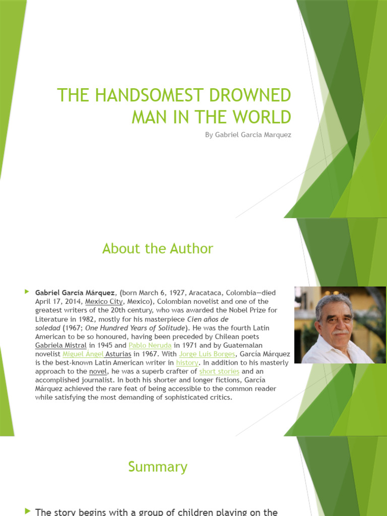 The Handsomest Drowned Man in The World | PDF | Gabriel García Márquez