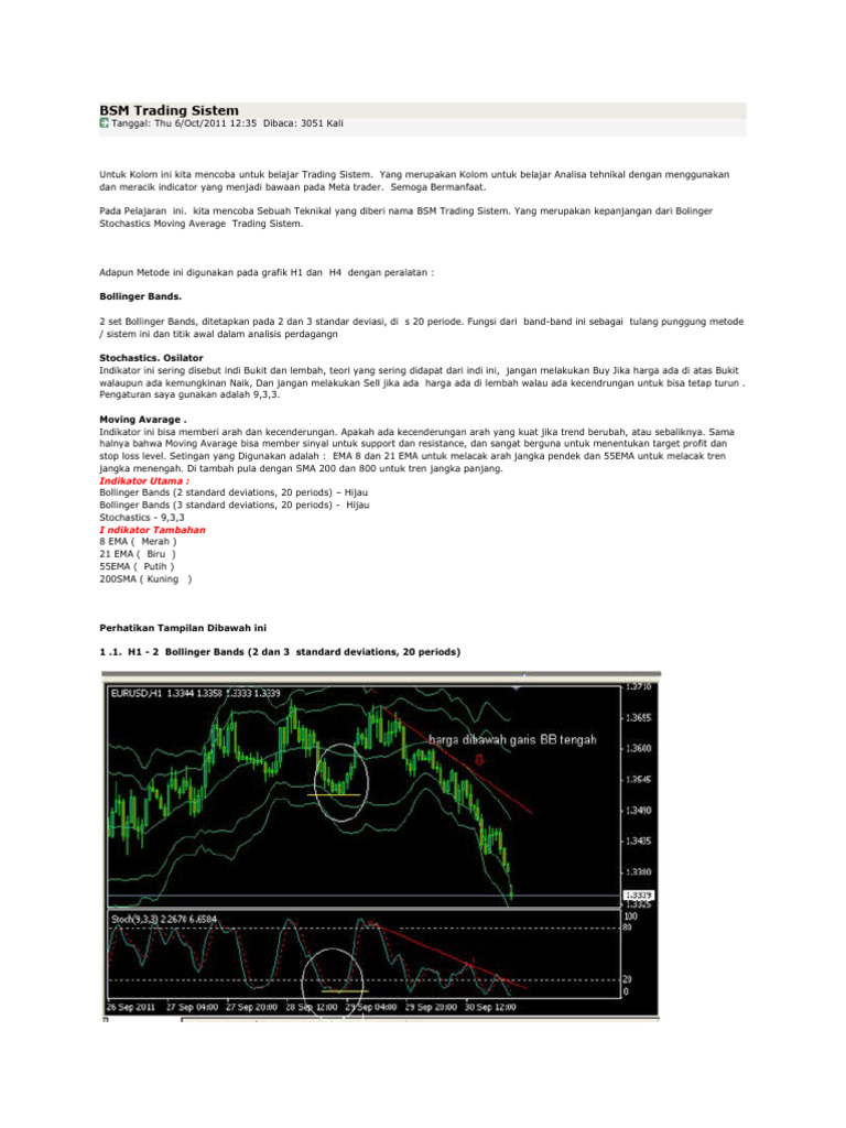 BSM Trading Sistem | PDF