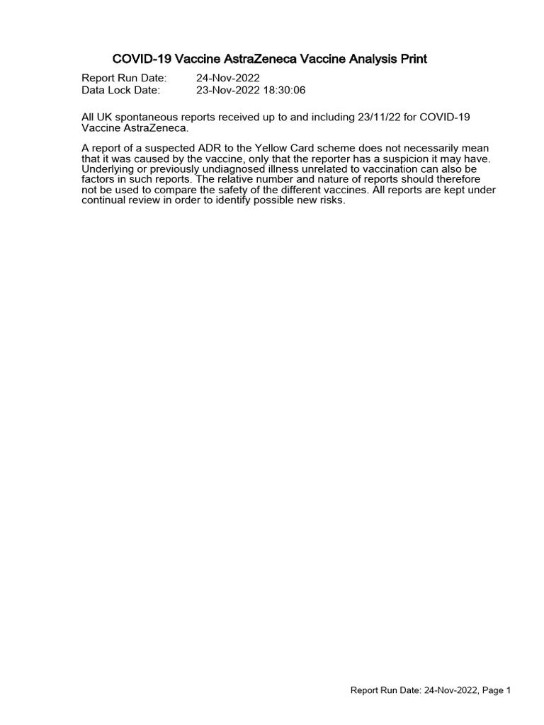 COVID-19 - Vaccine - AstraZeneca - UK - Vaccine Analysis Print 24 Nov ...
