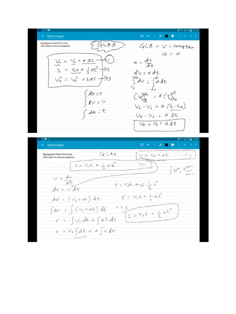 Asal Mula GLBB | PDF