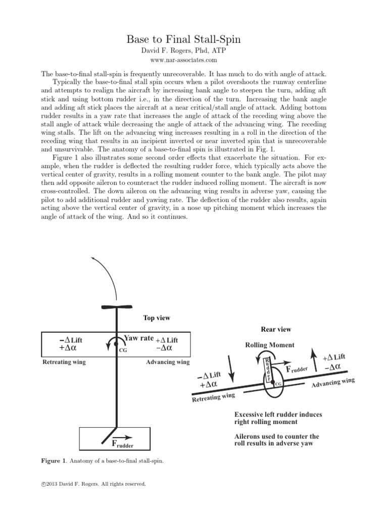 Attack Stall Spin | PDF | Motion (Physics) | Aerospace