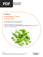 Cambridge o Level Syllabus June 2025 | PDF