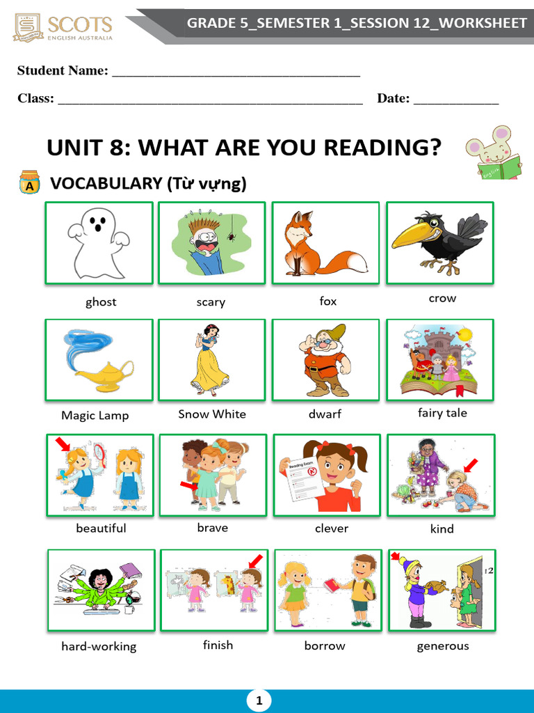 G5 U8 Ses 12 Worksheet - PDF 1694227376 | PDF | Fairy Tales