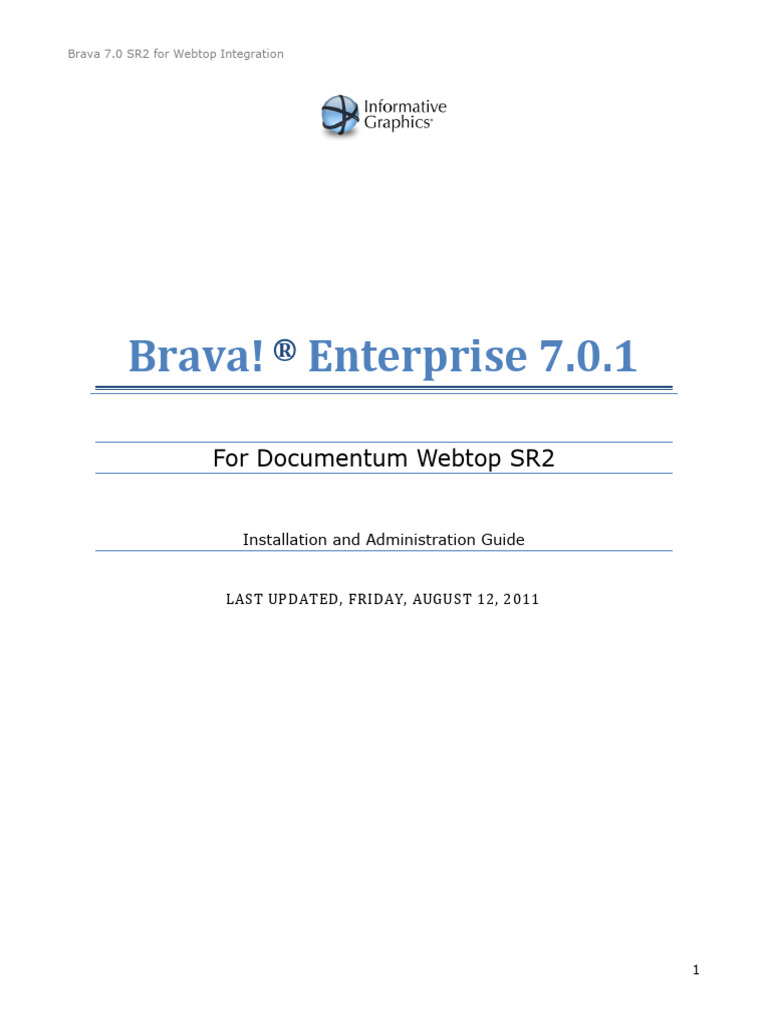 Brava Webtop Installguide | PDF