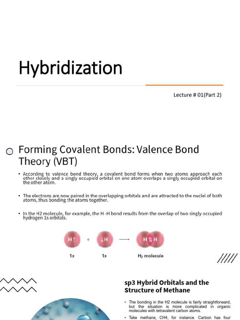 Lecture 1 (Part 2) - Hybridization | PDF