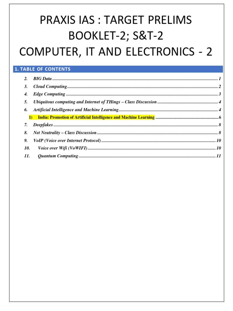 Target Prelims 2021 Booklet 2 S 0T 2 | PDF | Quantum Computing | Cloud Computing