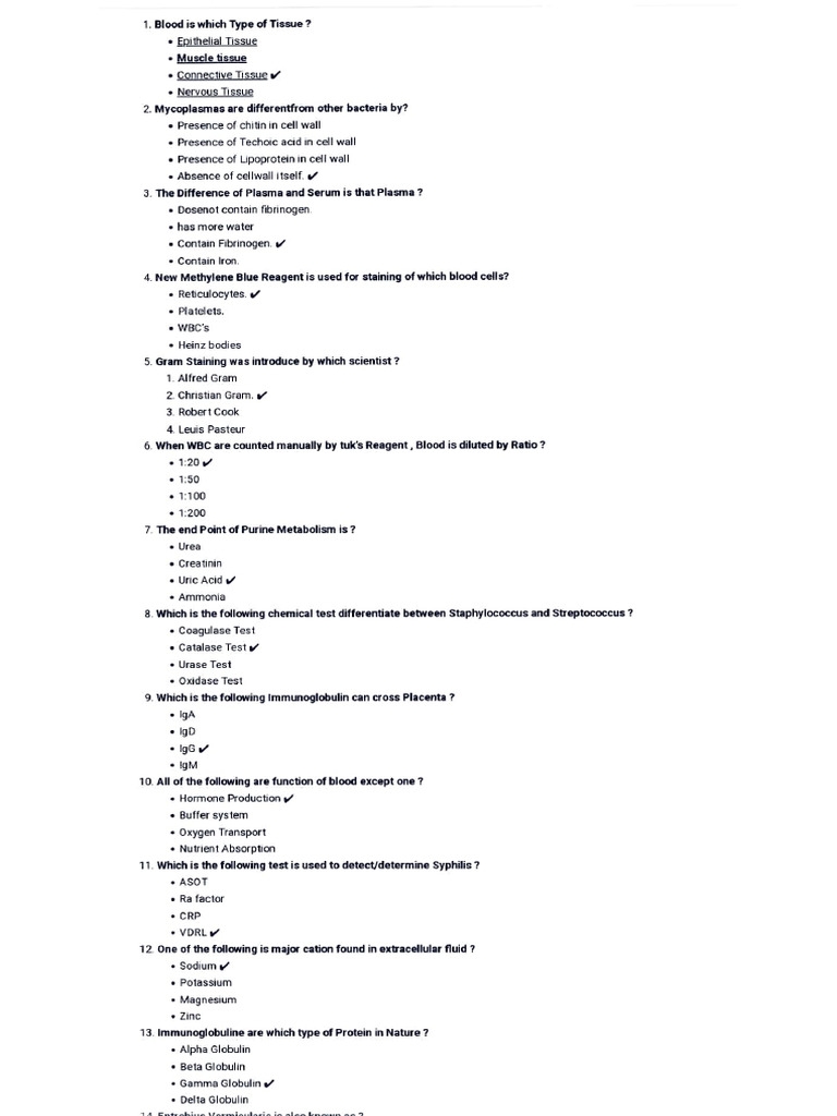MLT 1 | PDF