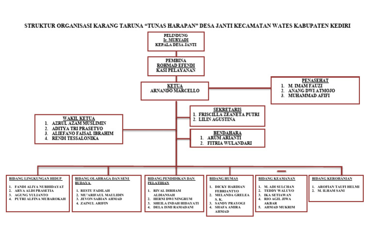 Struktur Organisasi Karang Taruna | PDF