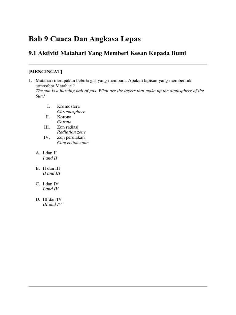 Science - F3 Sains - BAB 9 - 2022 | PDF | Young Adult