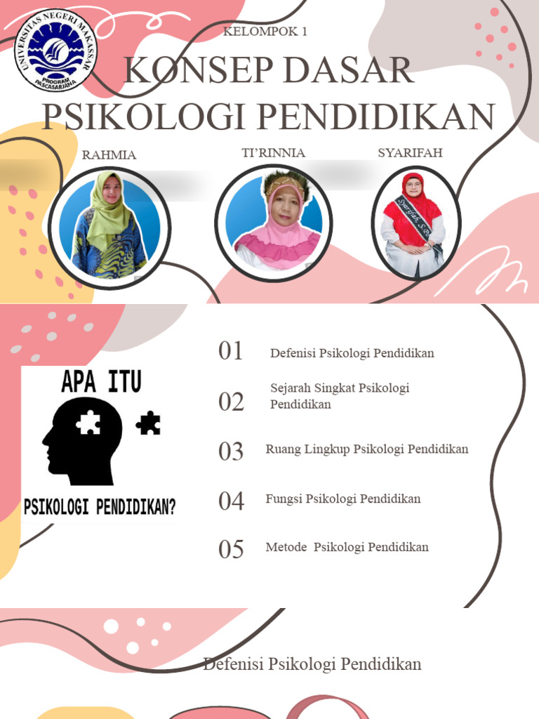 Konsep Dasar Psikologi KLP 1 | PDF