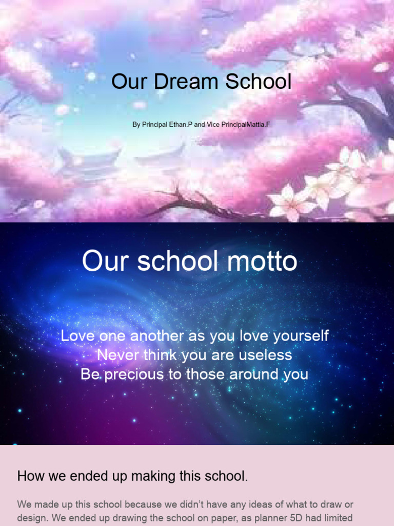 Our Dream School | PDF | Language Arts & Discipline