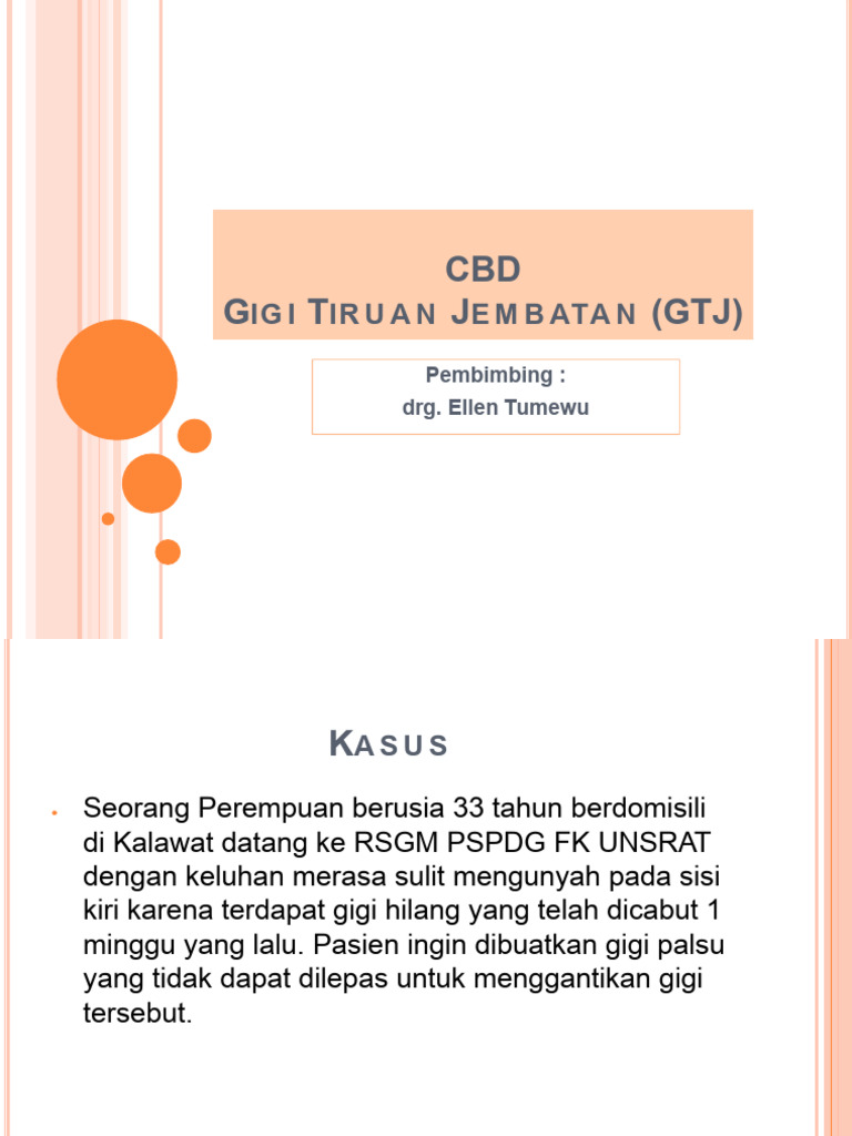 CBD GTJ Fenti - Uci Laporan | PDF