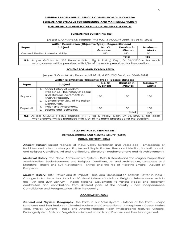 Appsc Group 2 Syllabus | PDF | Operating System | Microsoft Excel