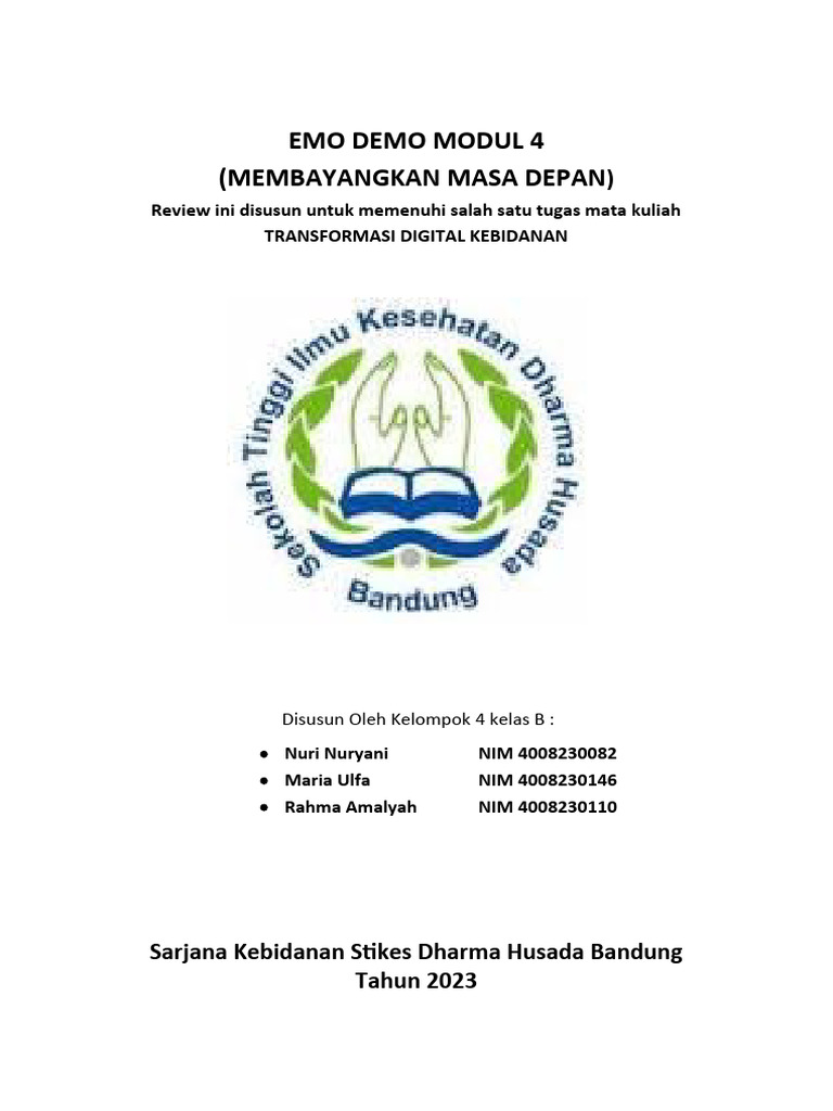 Emo Demo Modul 4 (Membayangkan Masa Depan) | PDF