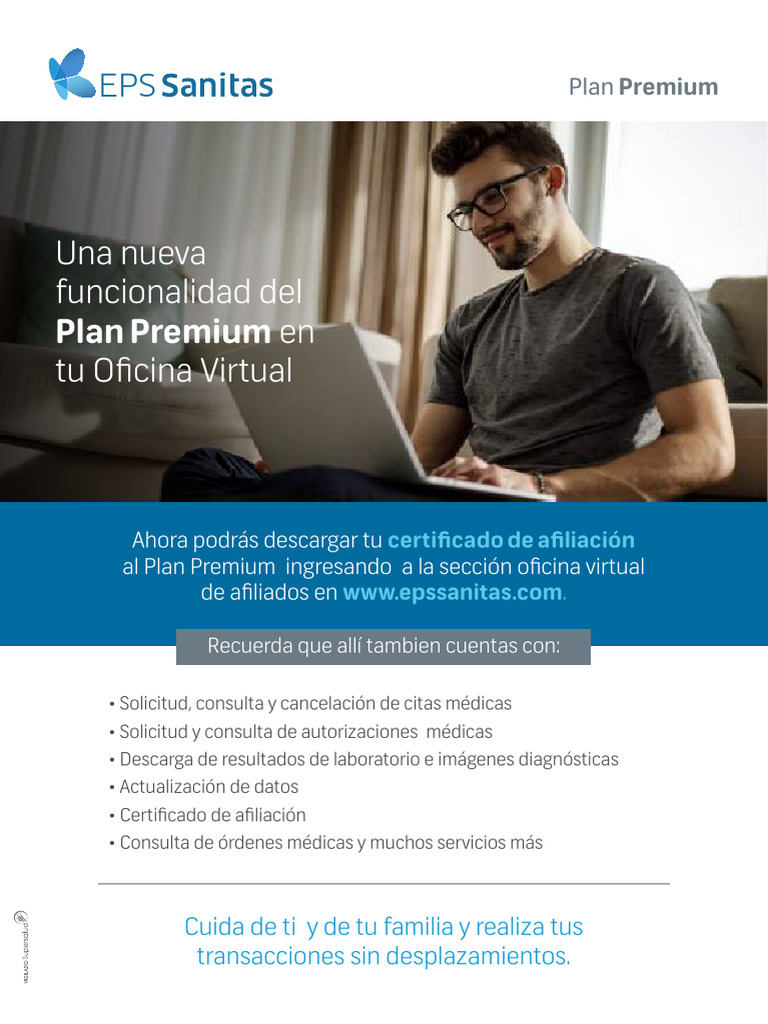 Descarga Certificado Plan Premium Sanitas | PDF