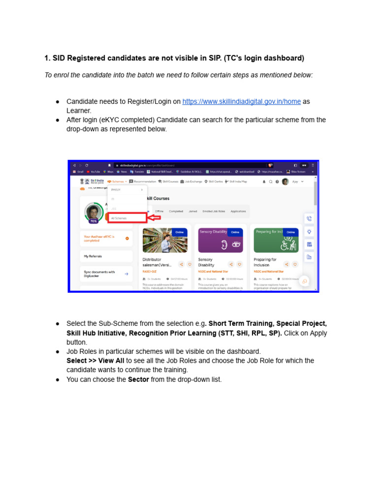 Candidate Enrollment | PDF