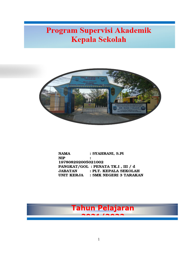 Laporan Kegiatan Supervisi Akademik | PDF