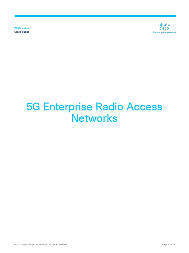 NB 06 Radio Access Networks Cte en | PDF | Wi Fi | Computer Network