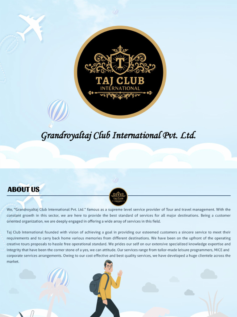 Profile Taj Club | PDF