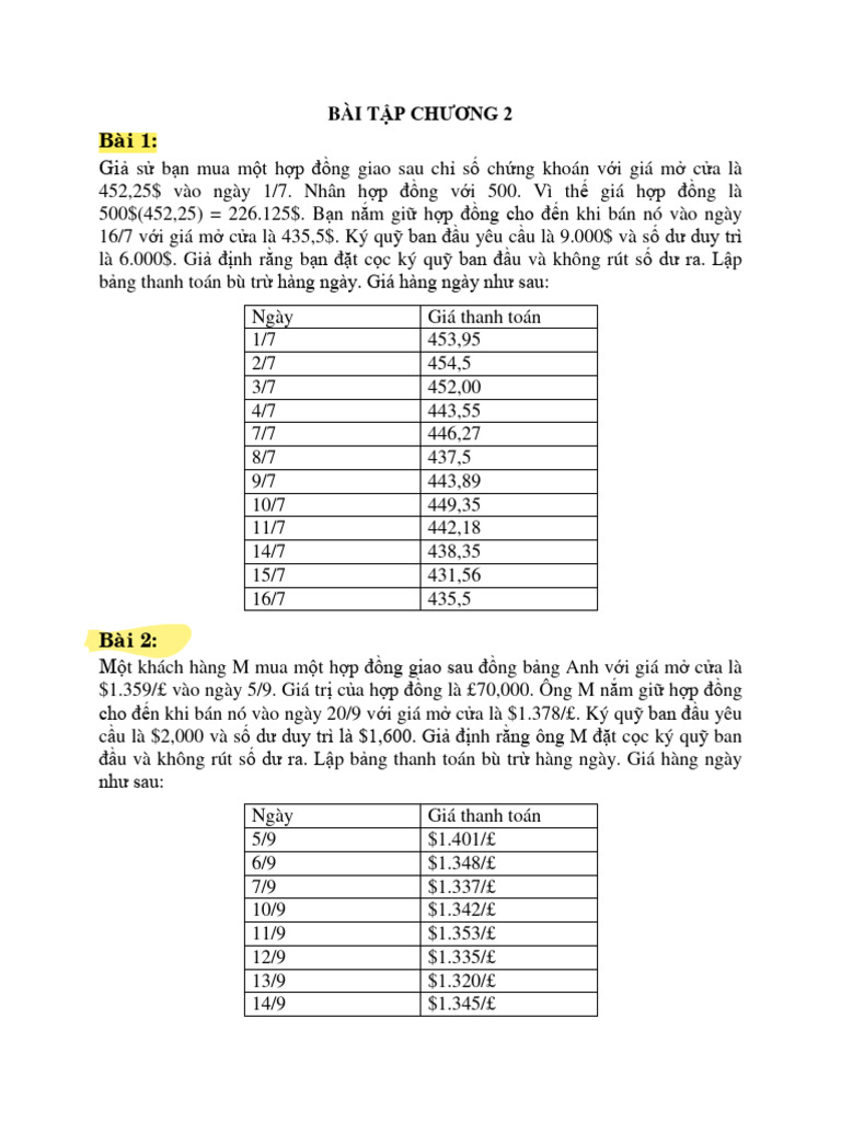 Bai Tap Chuong 2-sv | PDF