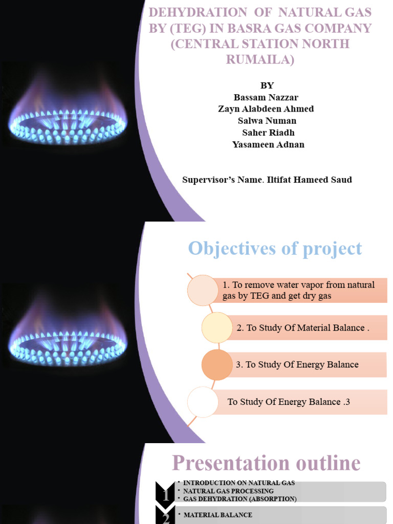 Dehydration of Natural Gas by TEG - 2 | PDF | Natural Gas Processing ...
