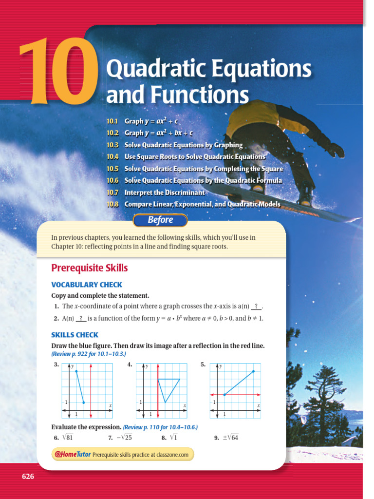 Quadratic Functions | PDF