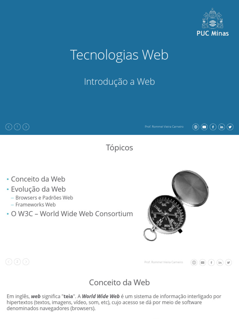 Conceito e Evolução da Web | PDF | Rede mundial de computadores ...