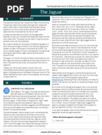 The Jaguar Poem by Ted Hughes | PDF | Poetry