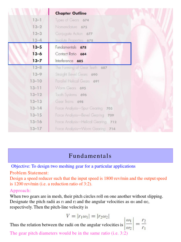 Lecture 02 - Gears | PDF | Gear | Mechanics Lecture 02 - Gears | PDF | Gear | Mechanics