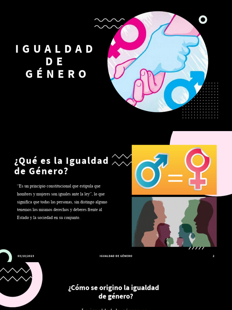 Igualdad de Género | PDF