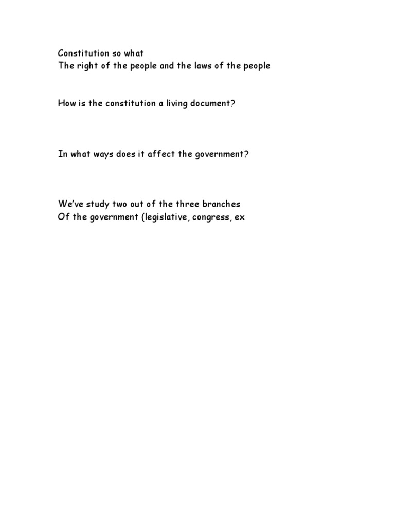 Understanding the Living Constitution | PDF
