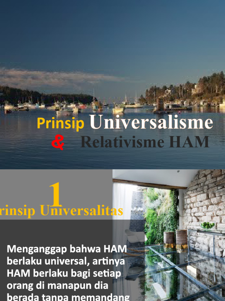 5-6-7b Prinsip Universalitas Dan Relativitas HAM | PDF