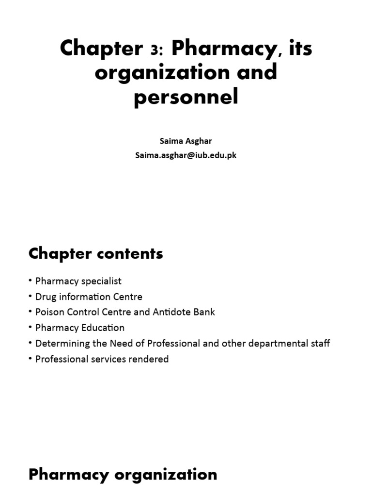 Chapter 3 | PDF | Pharmacy | Medical Prescription