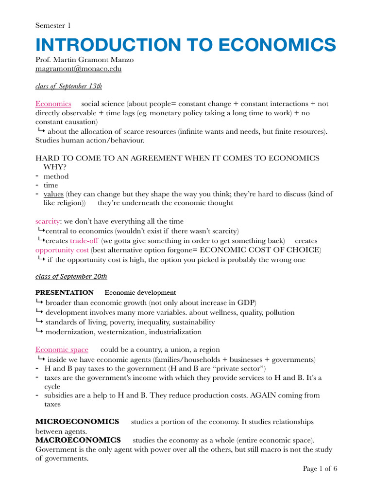 Intro To Econ | PDF | Demand | Supply (Economics)