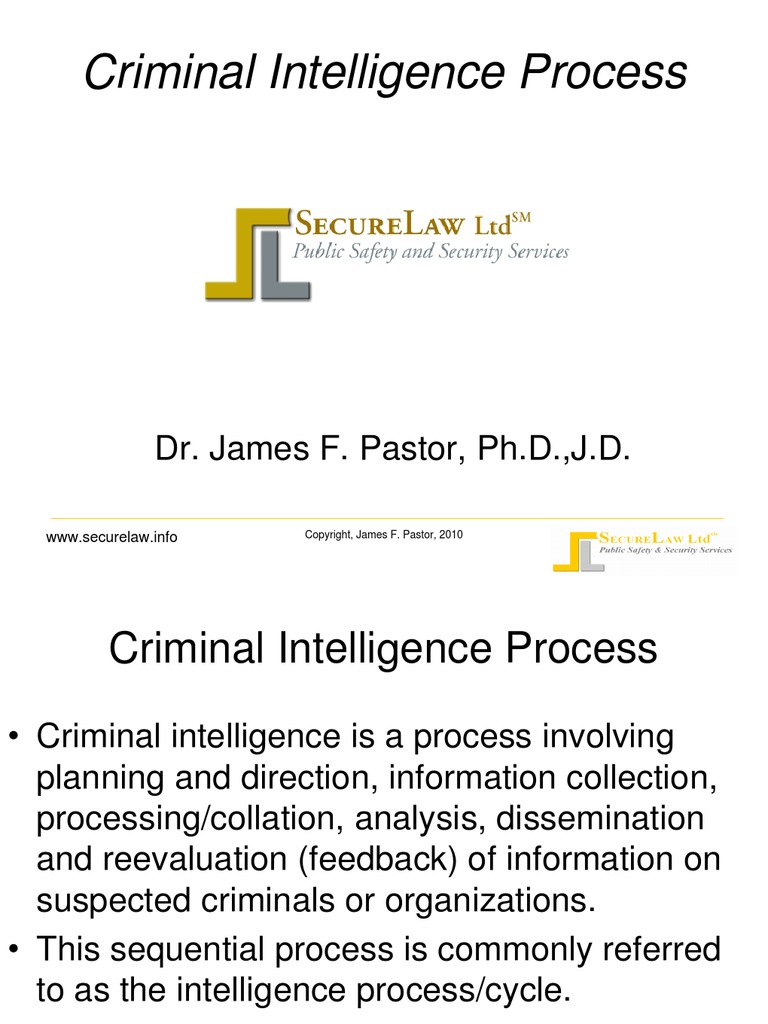 Criminal Intelligence Process | PDF | Accuracy And Precision | Crime ...